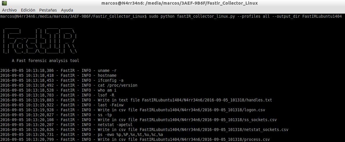 #Triage en #Linux – #FastIR Collector – Follow The White Rabbit