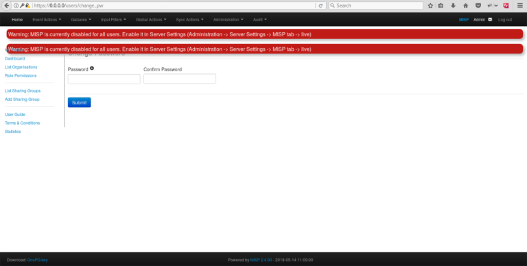 MISP: Introducción e instalación – Follow The White Rabbit
